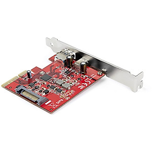 StarTech.com 2-Port 10Gbps USB-A & USB-C PCIe Card - USB 3.1 Gen 2 PCI Express Type C/A Host Controller Card Adapter - USB 3.2 Gen 2x1 PCIe Expansion Add-On Card - Windows, macOS, Linux (PEXUSB311AC3)