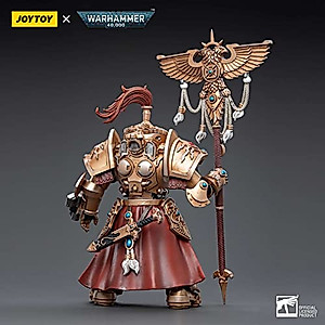 JoyToy 1/18 Warhammer 40,000 Action Figure Adeptus Custodes Allarus Terminator Armour Phelam Tolguror Model(5.5 Inch)