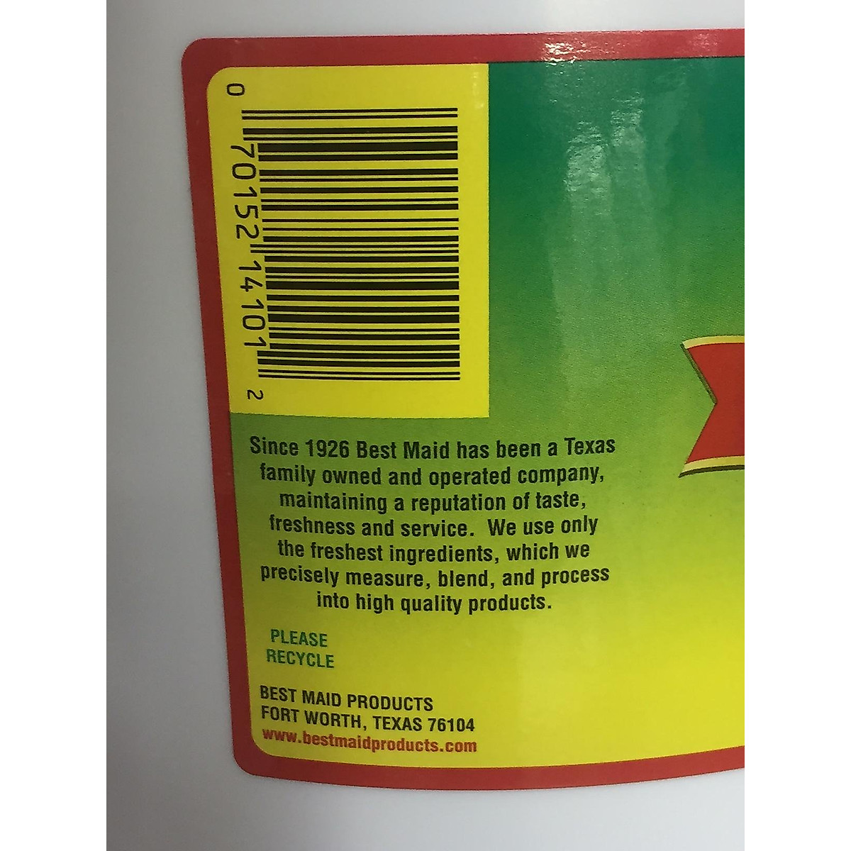 Best Maid Dill Pickle 60-80 Count 5 Gallons | Foodservice Bulk | Concession Stand Items | Gourmet | American Grown & Made | Take Home a Taste of Texas