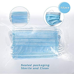 Kids Face Mask Medical 50pcs 3ply for Children Disposable Elastic String Youth Size