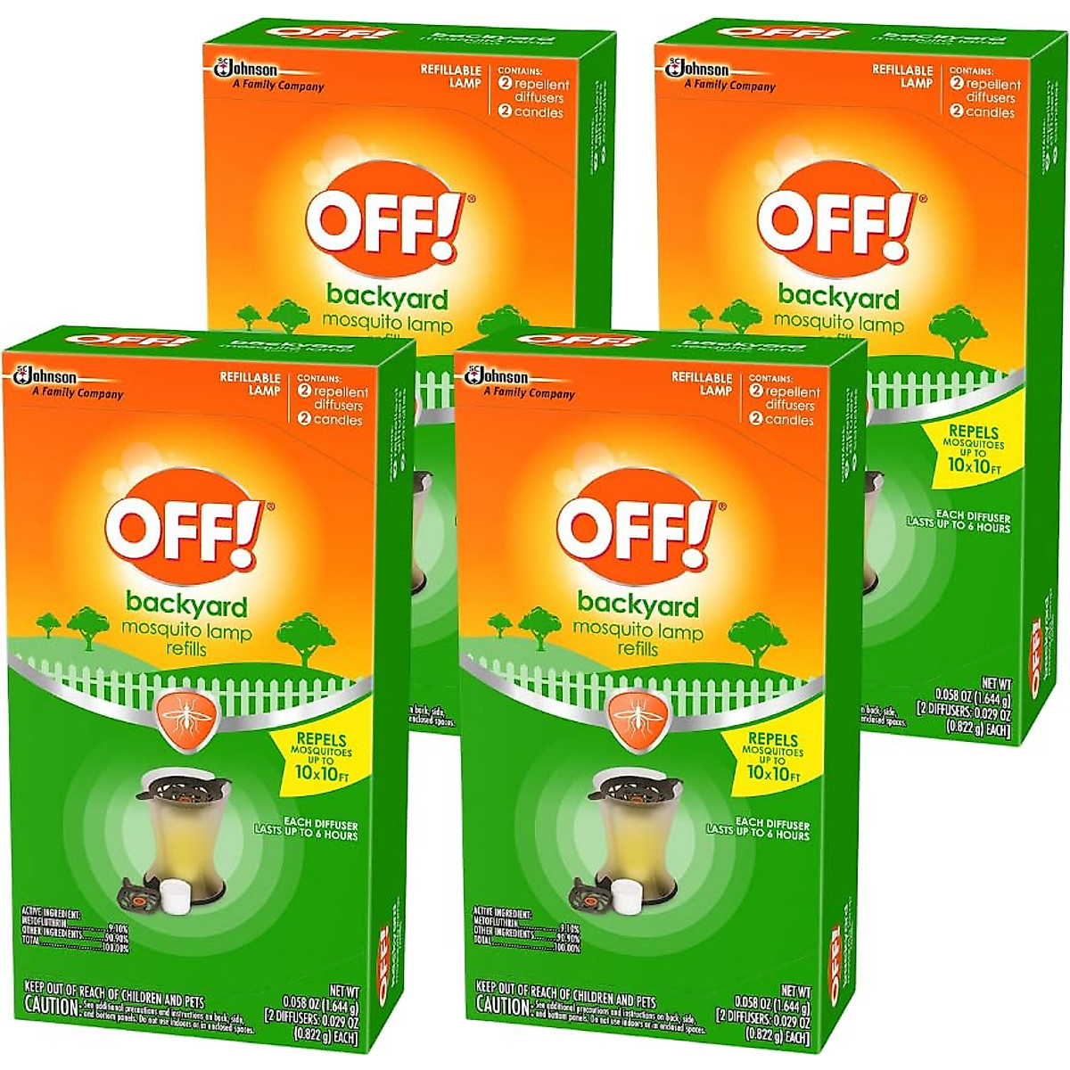 OFF! Mosquito Lamp Refills (Pack - 4)