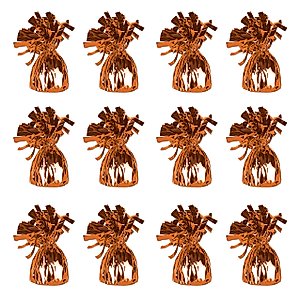 Beistle Metallic Wrapped Balloon Weight Pack of 12