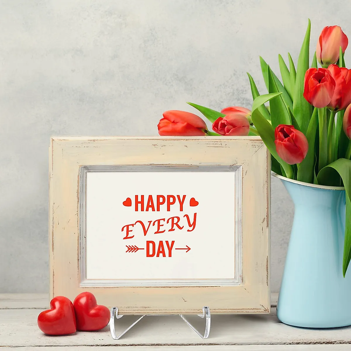 Chunful 2 Pieces Acrylic Plate Stands Clear Acrylic Easels Display Stands with Deep Support Shelves for Display Card Holder Photos Book Picture Table Top Holder Home Decors (3 x 2.6 x 2.2 Inch)