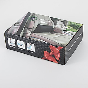 POPIPEN Inflatable Lumbar Support Pillow for Office Chair and Car Seat, Back Support Cushion with Air Pump for Reducing Lower Back Pain