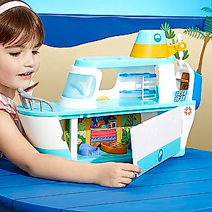 Peppa Pig Cruise Ship, Multilevel Playset with 17 Pieces, Preschool Toys for 3 Year Old Girls and Boys and Up