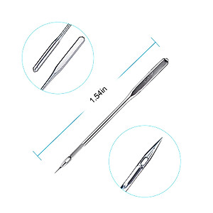 Sewing Machine Needles, 50 PCS Universal Sewing Machine Needle, for Singer, Brother, Janome, Varmax, Sizes HAX1 65/9, 75/11, 90/14, 100/16, 110/18 (50 PCS)