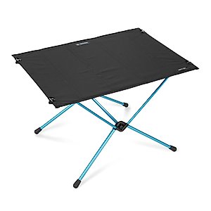 Helinox Table One Hard Top Lightweight, Collapsible, Portable, Outdoor Camping Table, Large - 29.5 x 22.5 Inches, Black