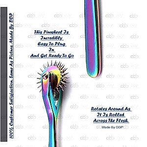 DDP Wartenberg Pin Wheel Pinwheel Double Head Diagnostic Multi Color Rainbow