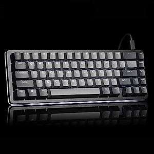 Drop ALT Mechanical Keyboard — 65% (67 Key) Gaming Keyboard, Hot-Swap Switches, Programmable Macros, RGB LED Backlighting, USB-C, Doubleshot PBT, Aluminum Frame (Kaihua Box White, Black)