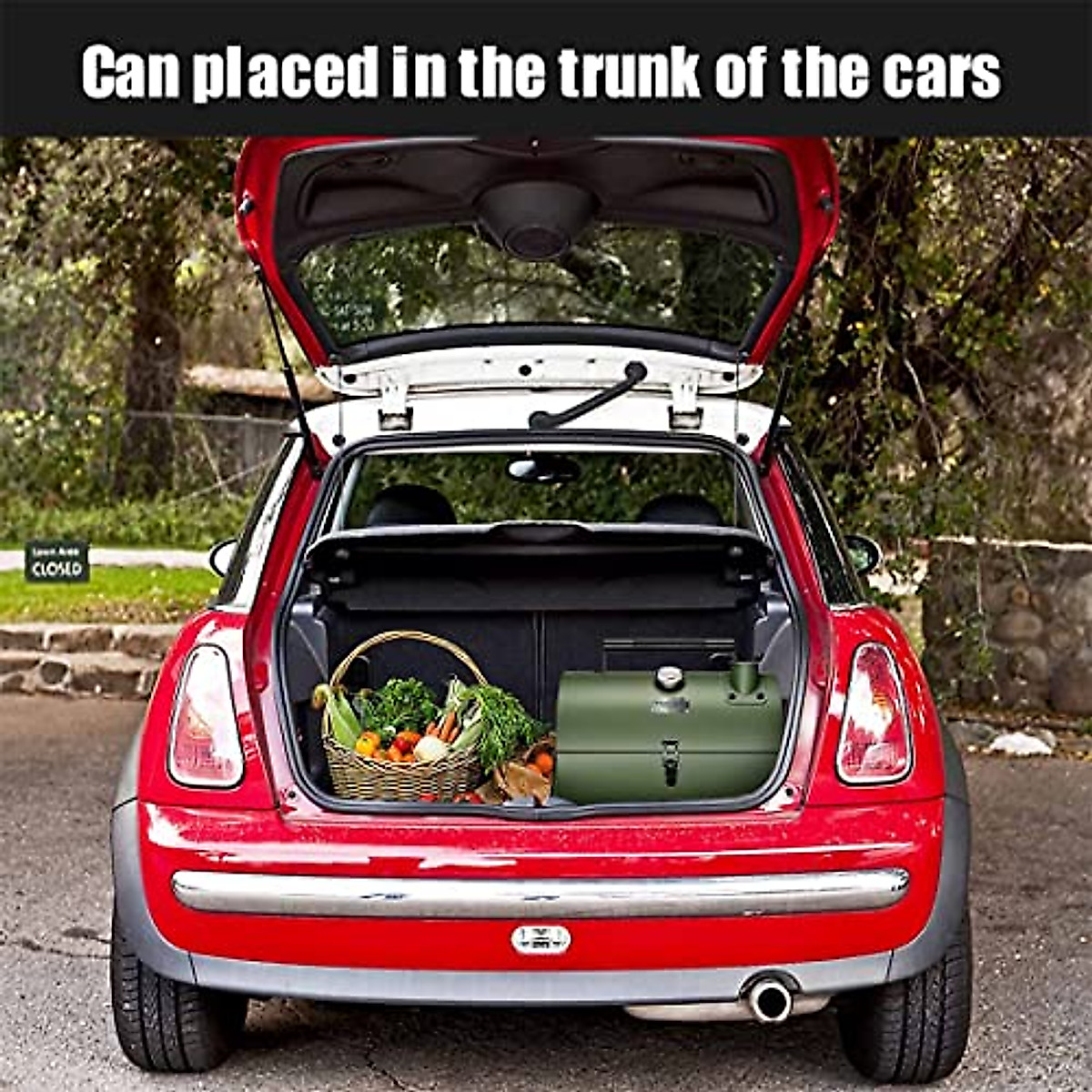 MAISON HUIS Adjustable Portable Charcoal Grill Multi-functional Metal Small BBQ Smoker for Outdoor Hiking Picnic(Green)