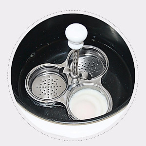 Stainless Steel Egg Cooker with - Perfect for Poaching Eggs