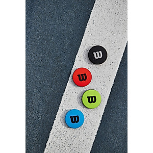 WILSON unisex adult Pro Feel Clash dampener, Red, 2 US