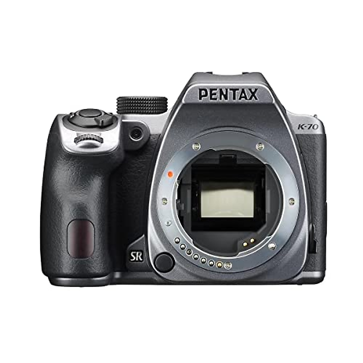 Pentax K-70 24MP FHD Digital SLR Camera Body Silver - Bundle w/32GB SDHC U3 Card, Holster Case, Spare Battery, Tripod, Cleaning Kit, Memory Wallet, Card Reader, Triple Shoe V Bracket, Software Pack