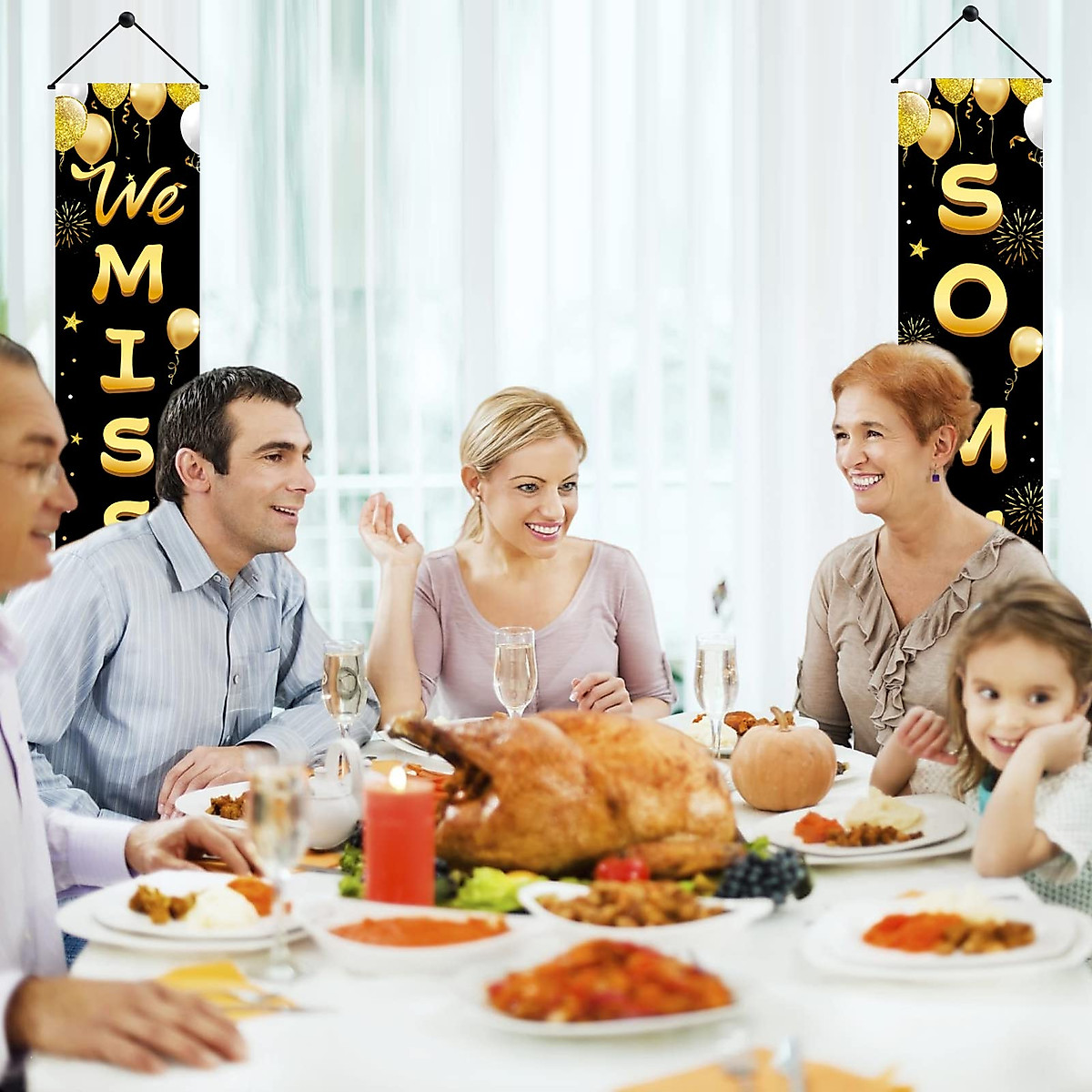 Pimvimcim Welcome Home Decorations We Missed You So Much Door Banner, Welcome Back Home Family Porch Sign Party Supplies, Patriotic Military Homecoming Army Deployment Returning Back Backdrop Decor