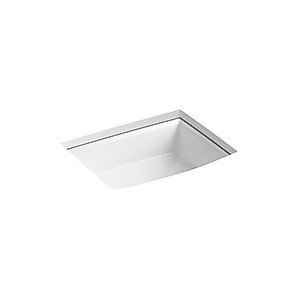 KOHLER K-2355-0 Archer Under-Mount Bathroom Sink, White