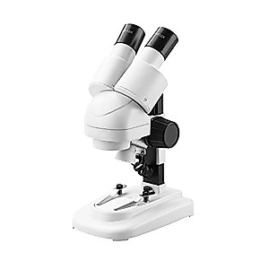DLOETT 2 0X / 40x Stereo Microscope 45 ° Tiltted Eyepieces with Eyecup Top LED Vision PCB Saler Mobile Repair Tool