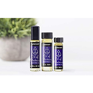 Oil of Gladness Spikenard Anointing Oil - Oil for Daily Prayer, Ceremonies and Blessings 1/4 oz