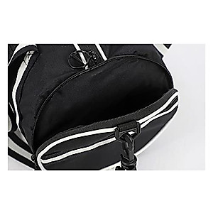 Nike NK HERITAGE DUFF - RETRO Duffle Bag', BLACK/BLACK/HYPER ROYAL, One Size, backpacks