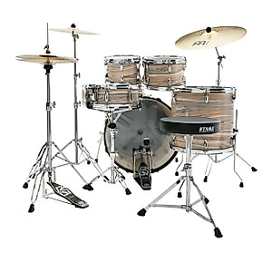 Tama Imperialstar IE52C 5-piece Complete Drum Set with Snare Drum and Meinl