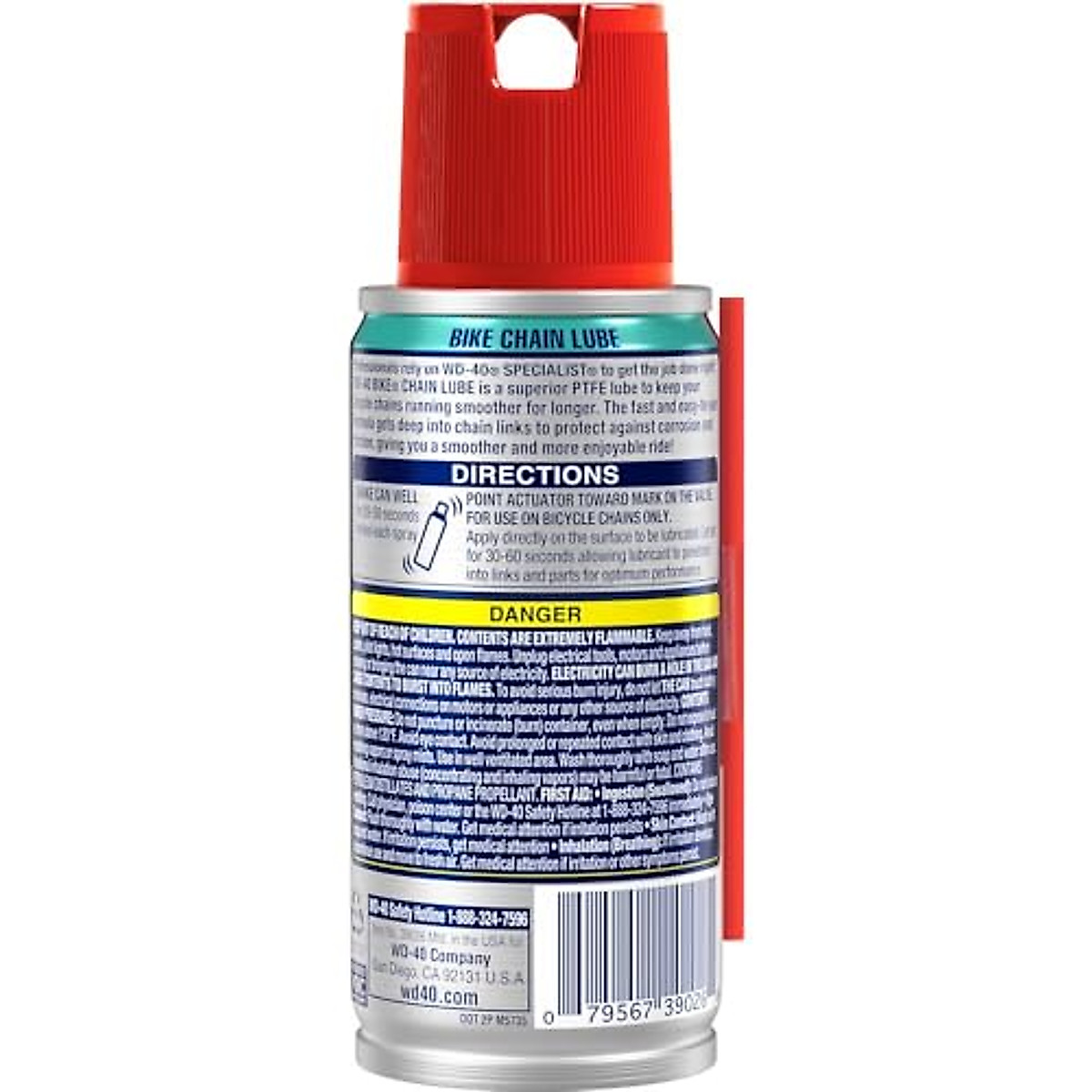 WD-40 Specialist Bike Chain Lube, 2.5 OZ