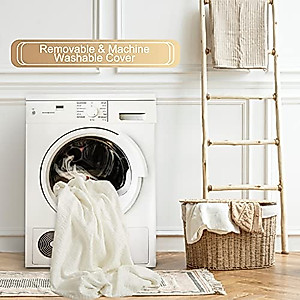 Fiberluxury 3 Inch Gel Infused Memory Foam Mattress Topper Full Size, High Density Ventilated Design Memory Foam Bed Toppers-Ultra Plush Mattress Toppers