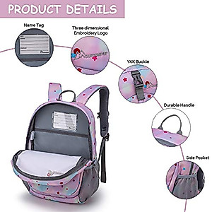 MOUNTAINTOP Kids Backpack for Boys Girls Preschool Kindergarten Children Backpacks,Star Print 12L