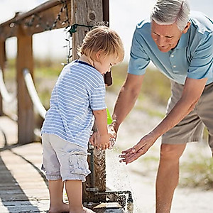 4 Pieces Portable Dog Shower Head Outdoor Camping Mud Dog Shower Sprayer Head Attachment Water Bottle Shower Bathing Gear Pet Grooming Tool