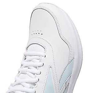 Reebok Women's Walk Ultra 7 DMX Max Shoe, White/Glass Blue/Collegiate Royal, 9