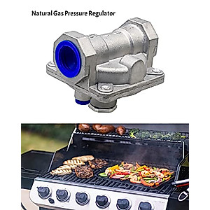 Natural Gas Pressure Regulator, Propane Regulator with 3/4" FNPT Thread 1/2 PSIG Inlet Pressure 4"-10" WC Outlet Pressure, Lp Gas Regulators for Natural Gas and Propane
