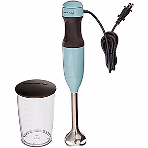 KitchenAid KHB1231IC 2-Speed Hand Blender, Ice, 8"
