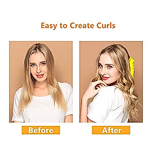 EQARD No Heat Hair Curlers 36PCS Heatless Spiral Curlers Styling Rollers Kit Magic Hair Curlers Curls with Styling Hooks for Home Salon DIY Most Kinds of Hairstyles