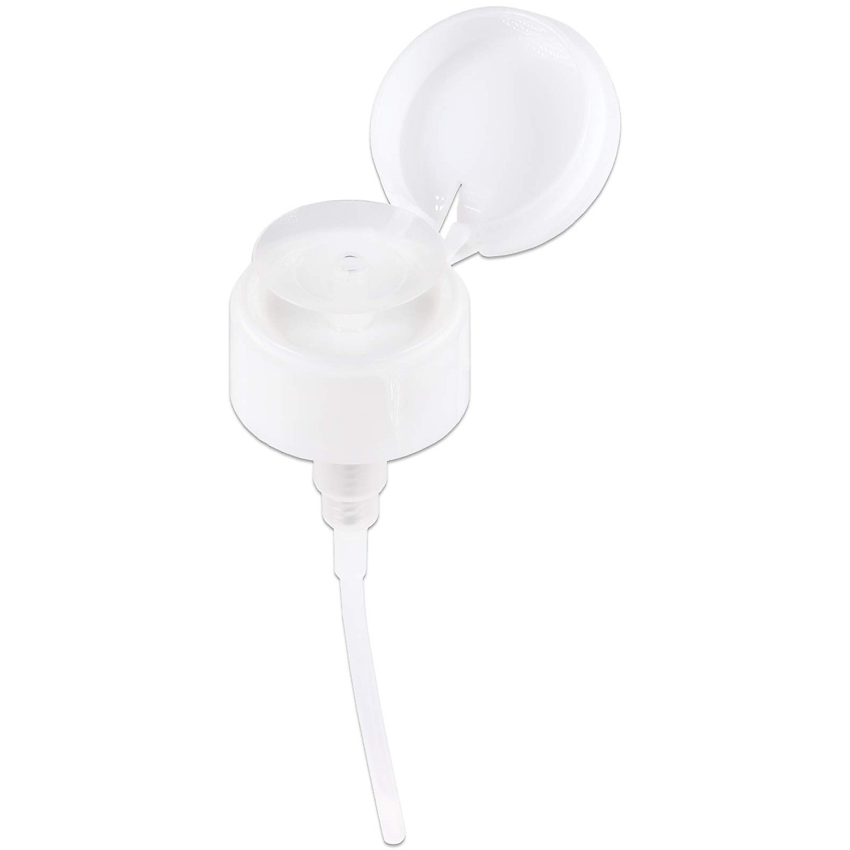 Beauticom Professional No Wording Labeled Push Down Liquid Pumping Empty Bottle Dispenser (7 oz, Clear)