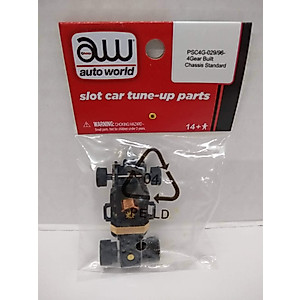 Auto World PSC4G-029 4Gear HO Scale Electric Slot Car Chassis