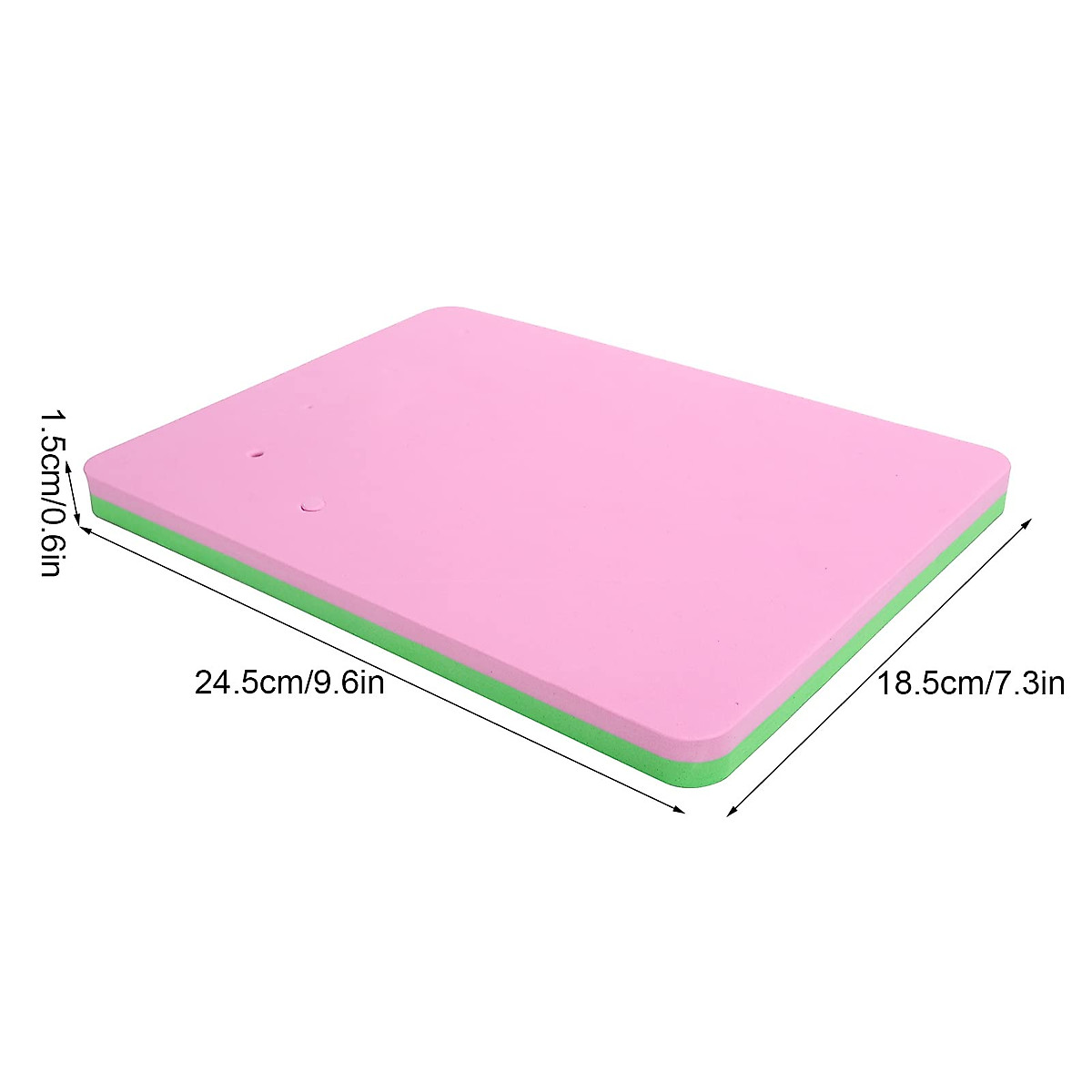 QANYEGN Fondant Sponge Pad, Fondant Flower Modeling Pad with 5 Holes, Rectangular Fondant Foam Pad for Cake Decoration.