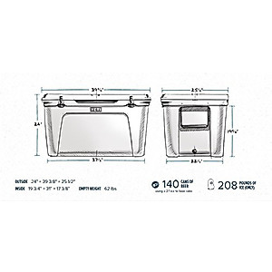 YETI Tundra 210 Cooler, White