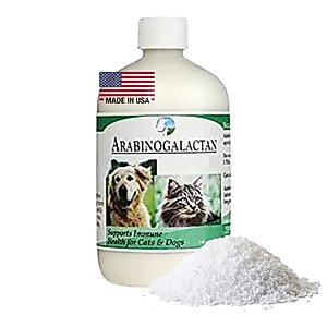 Arabinogalactan Water Soluble Prebiotic for Cats and Dogs | 100% Natural | Supports Immune Health | Maintains Proper Gut and GI Tract | Optimum Digestive Health (120g)