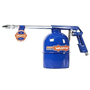 WADFOW WGA3512 Large Container Paint Sprayer,Air Washing Gun,Ideal for Engine Painting&Cleaning, Automotive,Home Interior and ExteriorFurniture,etc,Blue