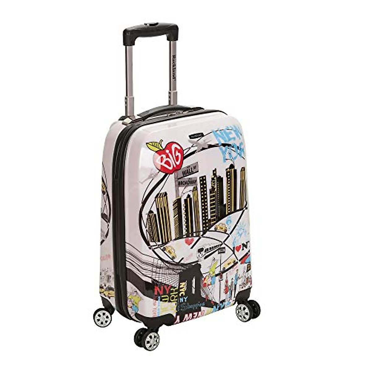 Rockland Departure Hardside Spinner Wheel Luggage, Newyork, Carry-On 20"