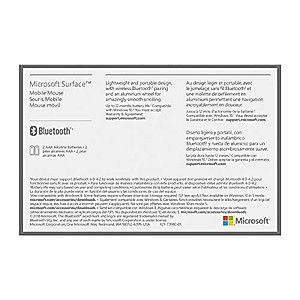 Microsoft Surface Mobile Mouse (Silver) - KGY-00001