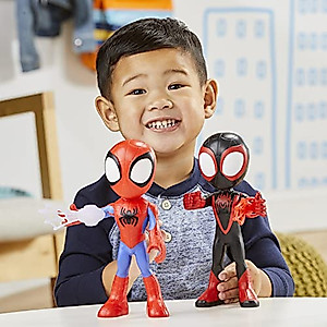Marvel Spidey and His Amazing Friends Supersized Hero Multipack, 3 Large Action Figures, Preschool Super Hero Toy, Ages 3 and Up, 9 Inches (Amazon Exclusive)