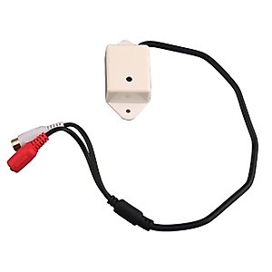 Weatherproof High Sensitive CCTV Microphone for CCTV Security Camera CCTV DVR Surveillance System,Volume can be Adjusted, Outdoor Audio External Microphone