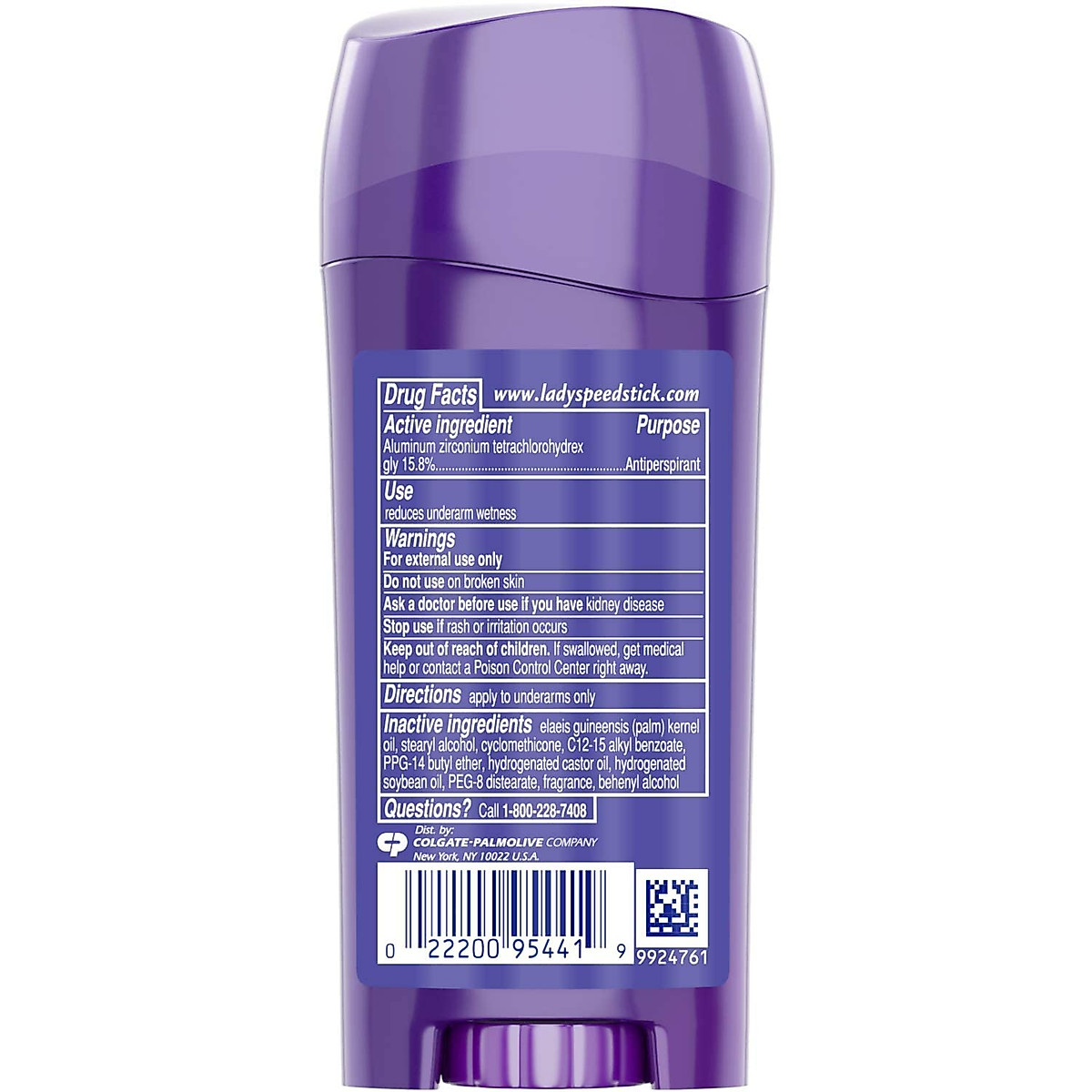 Lady Speed Stick Invisible Dry Shower Fresh Antiperspirant Deordorant, 2.3 oz, Pack of 3