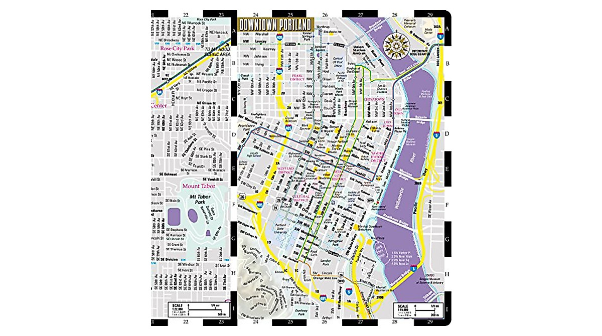 Streetwise Portland Map - Navigate Portland Easily