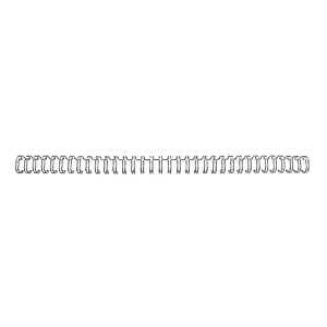 GBC WireBind Binding Wires, 12.5 mm, 115 Sheet Capacity, A4, Silver, Pack of 100, RG810897