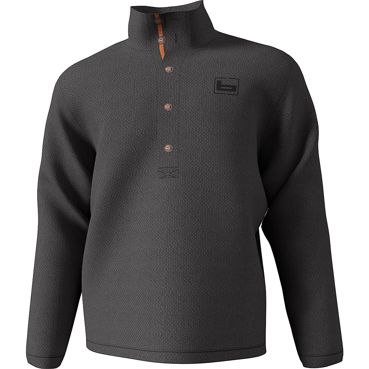 Banded Firepit Fleece Henley