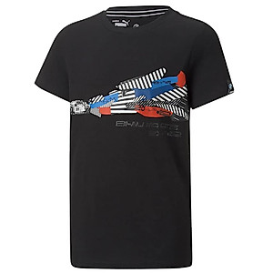 PUMA Men's Standard BMW M Motorsport Graphic Tee, Black 2.0, X-Large