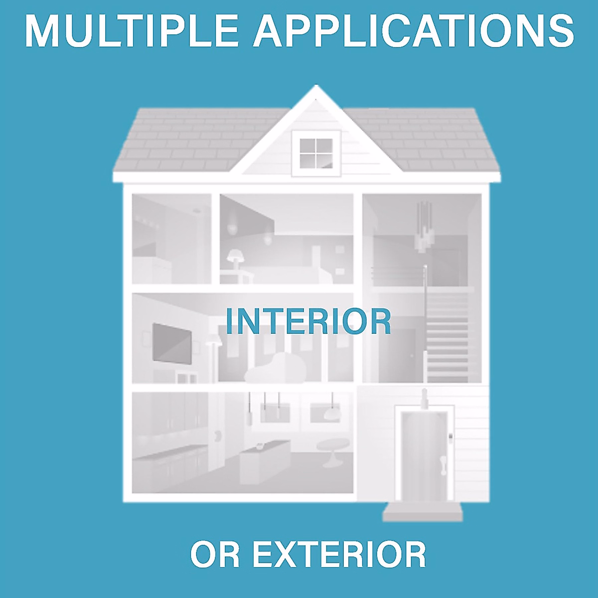 Legrand Pass & Seymour WPB342 Weatherproof Outdoor Box, 2 Gang, 4 Hole 3/4", 30.5 Cubic Inch, Gray (1 Count)