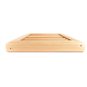 Miller Shingle Square Clear Cedar Vent, Flush Mount - 12 inch x 12 inch