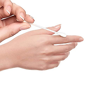 Cliganic Organic Cotton Swabs, 500 Count - 100% Pure Natural Cotton, Chlorine-Free Hypoallergenic, Soft, Gentle & Absorbent Buds