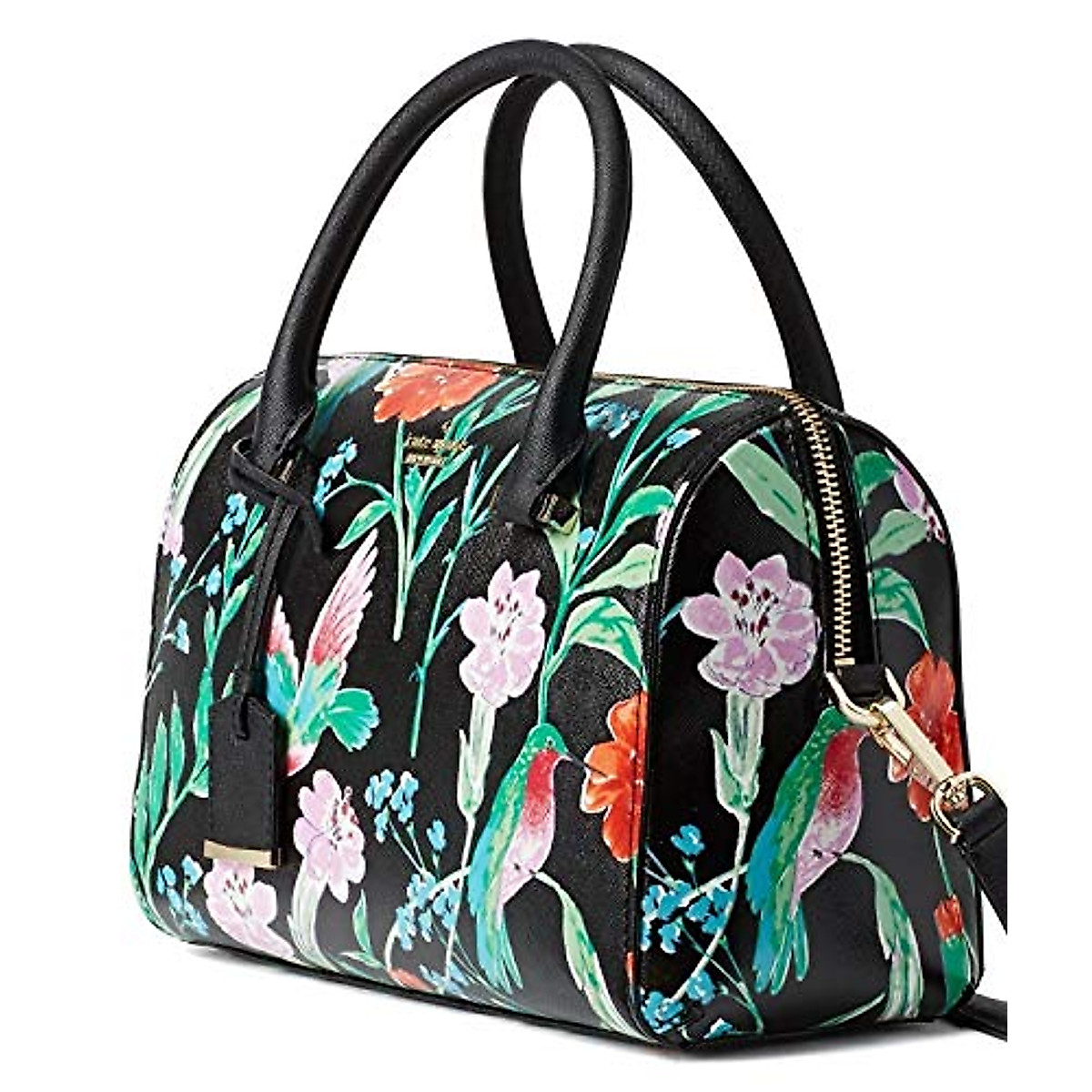 kate spade new york Cameron Street Jardin Lane Large Satchel, Black Multi